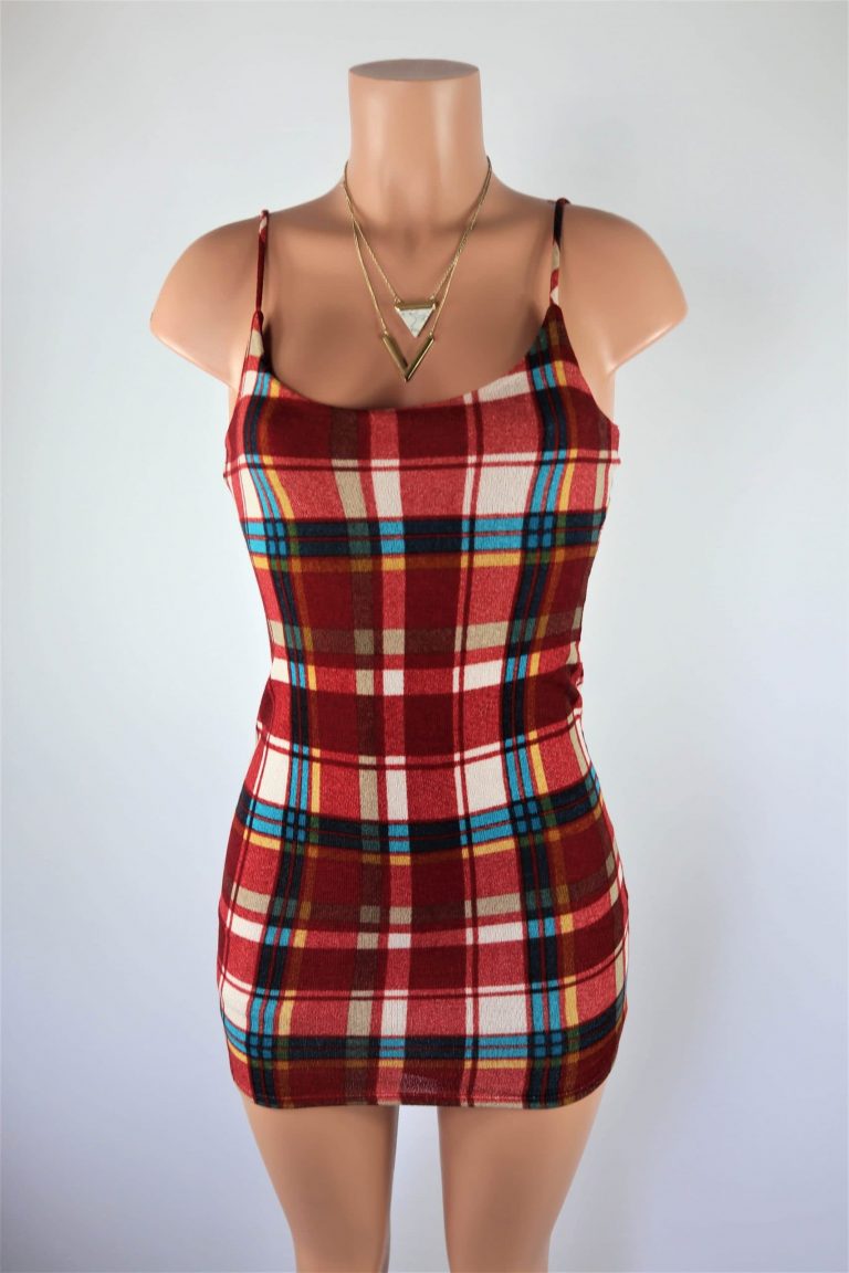 Checkered Past Dress - Final Sale - NeedMyStyle