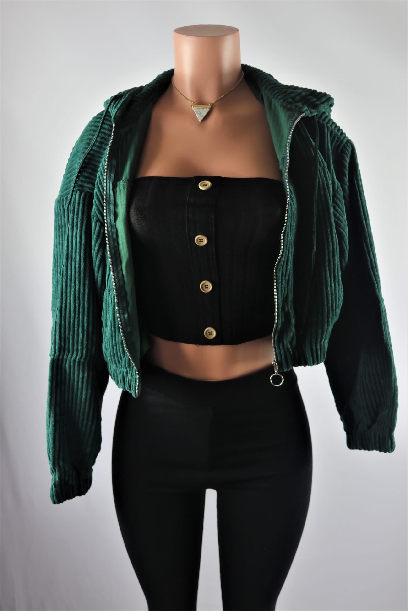 Hooded Corduroy Jacket - NeedMyStyle