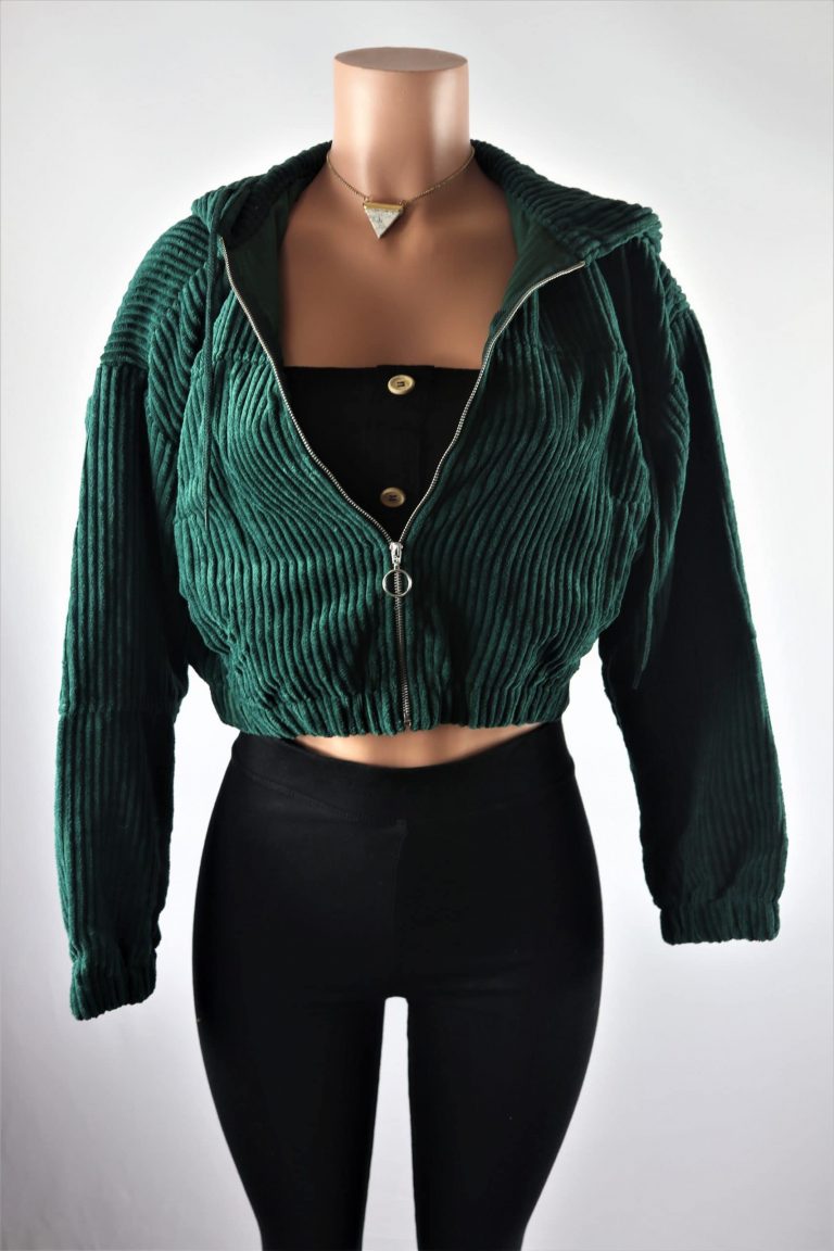 Hooded Corduroy Jacket - NeedMyStyle