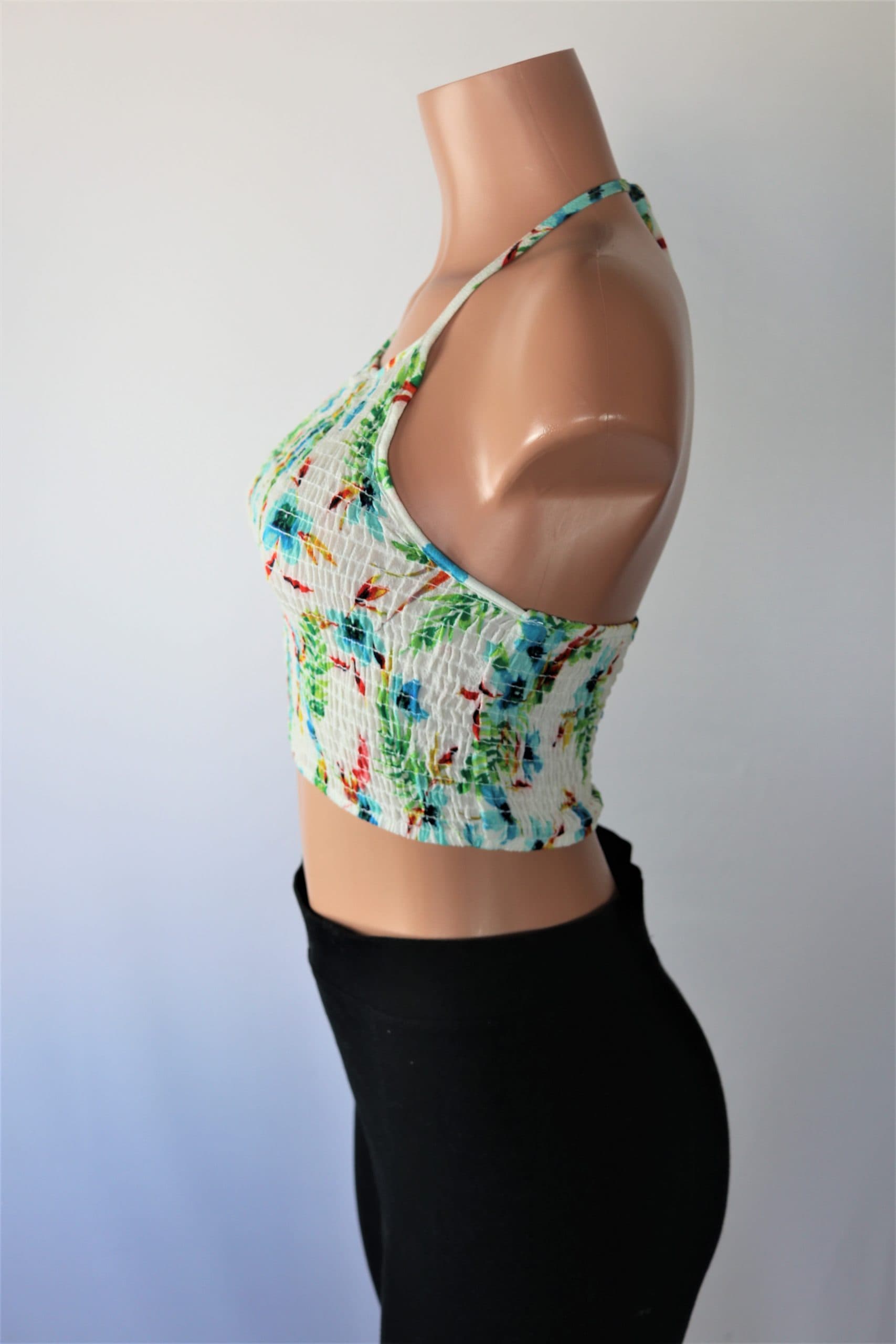 Floral Halter Top - NeedMyStyle