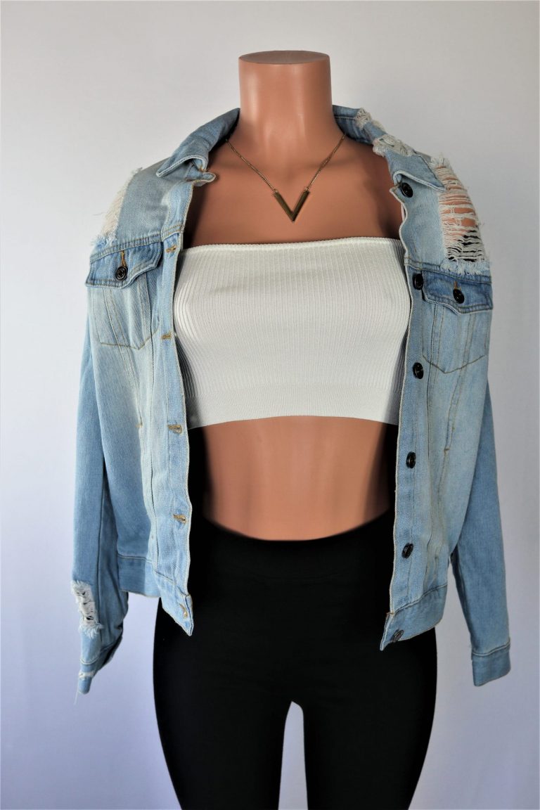 Distressed Jean Jacket - NeedMyStyle