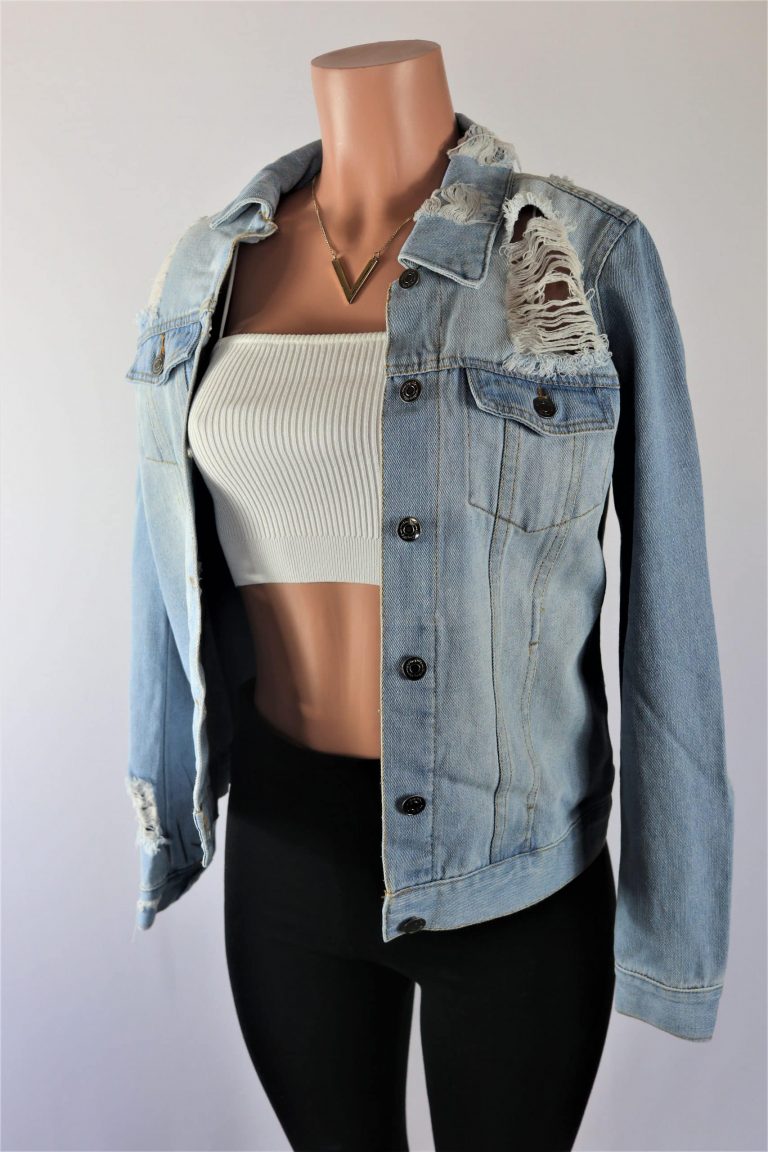 Distressed Jean Jacket - NeedMyStyle
