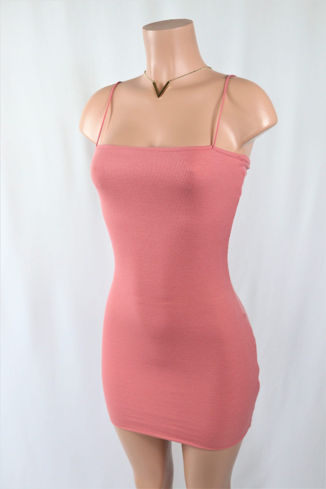 Basic Ribbed Mini Dress - NeedMyStyle