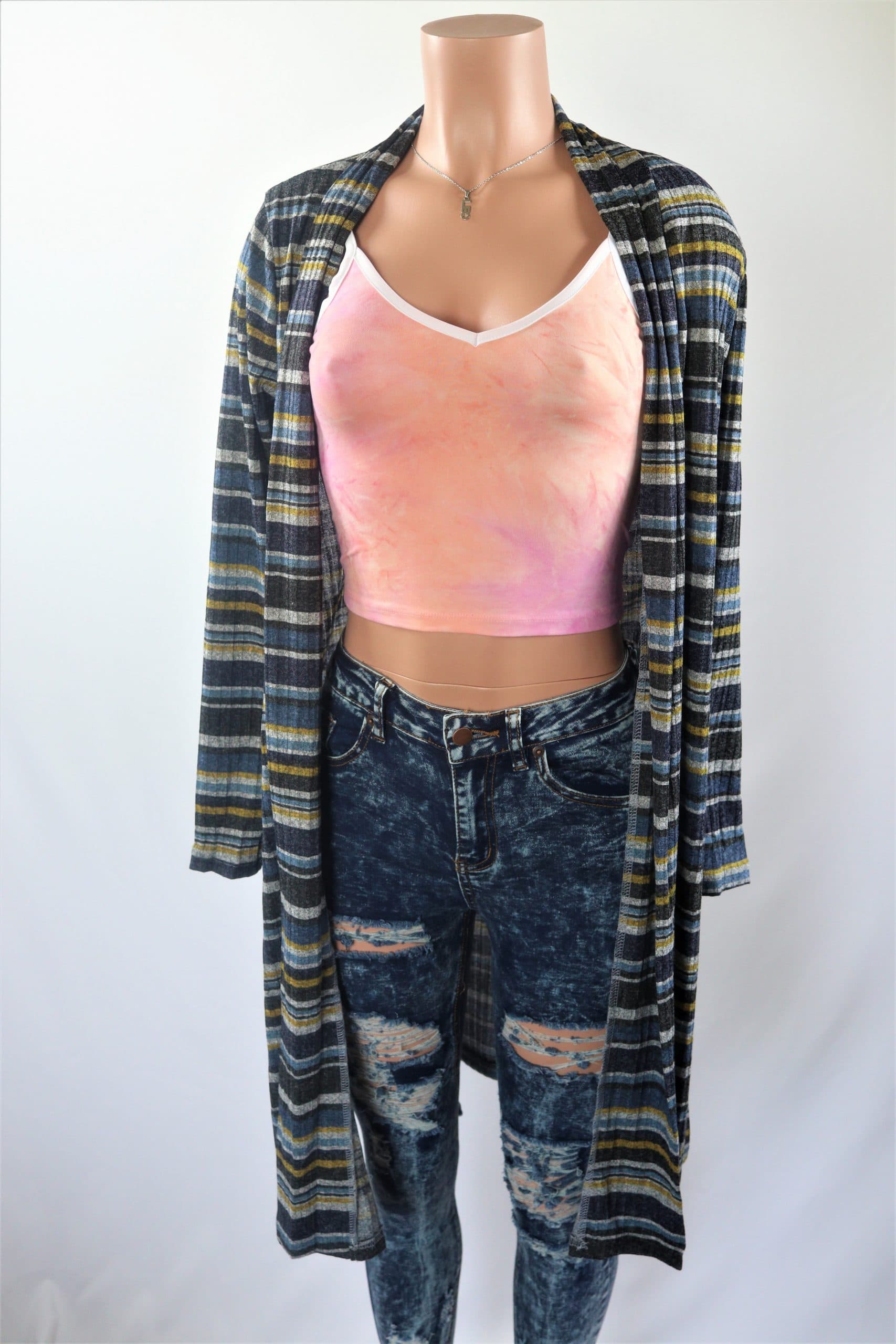 Multi Stripe Duster - NeedMyStyle