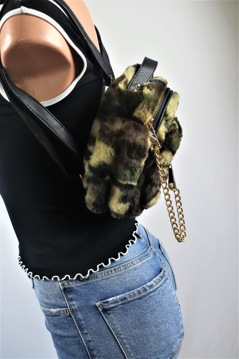 Faux Shearling Mini Backpack - NeedMyStyle