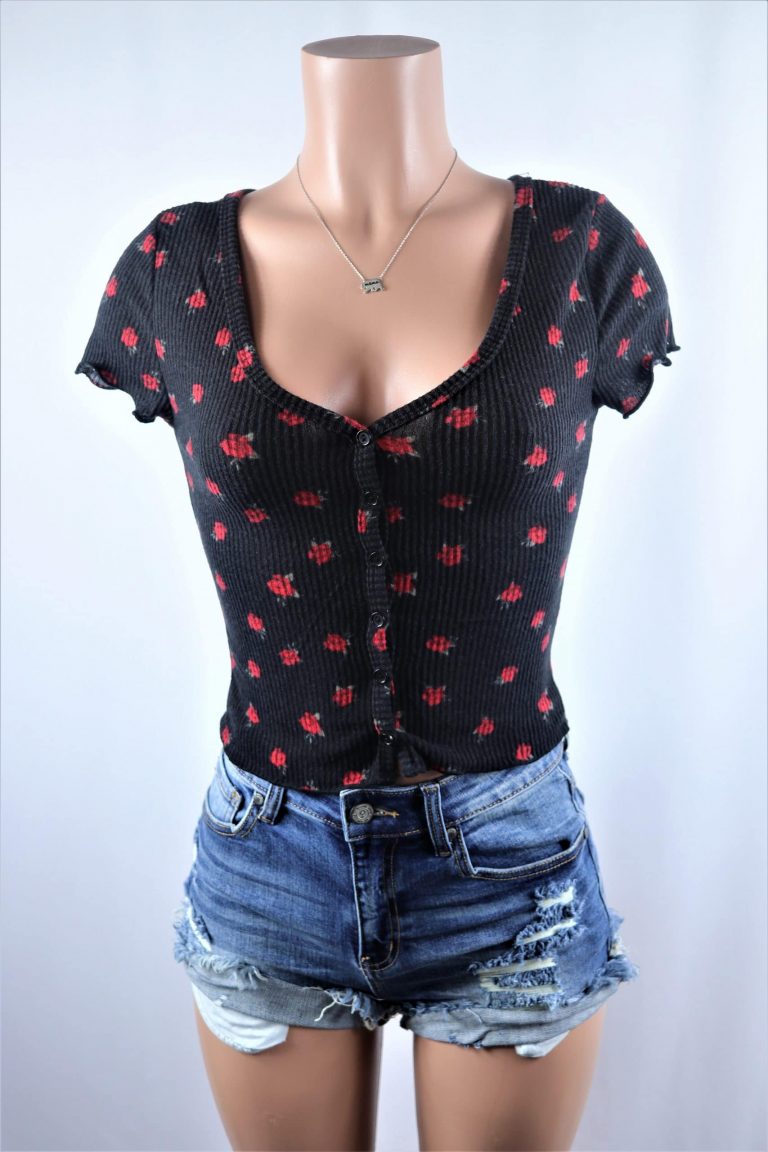 Brushed Rose Crop Top - NeedMyStyle