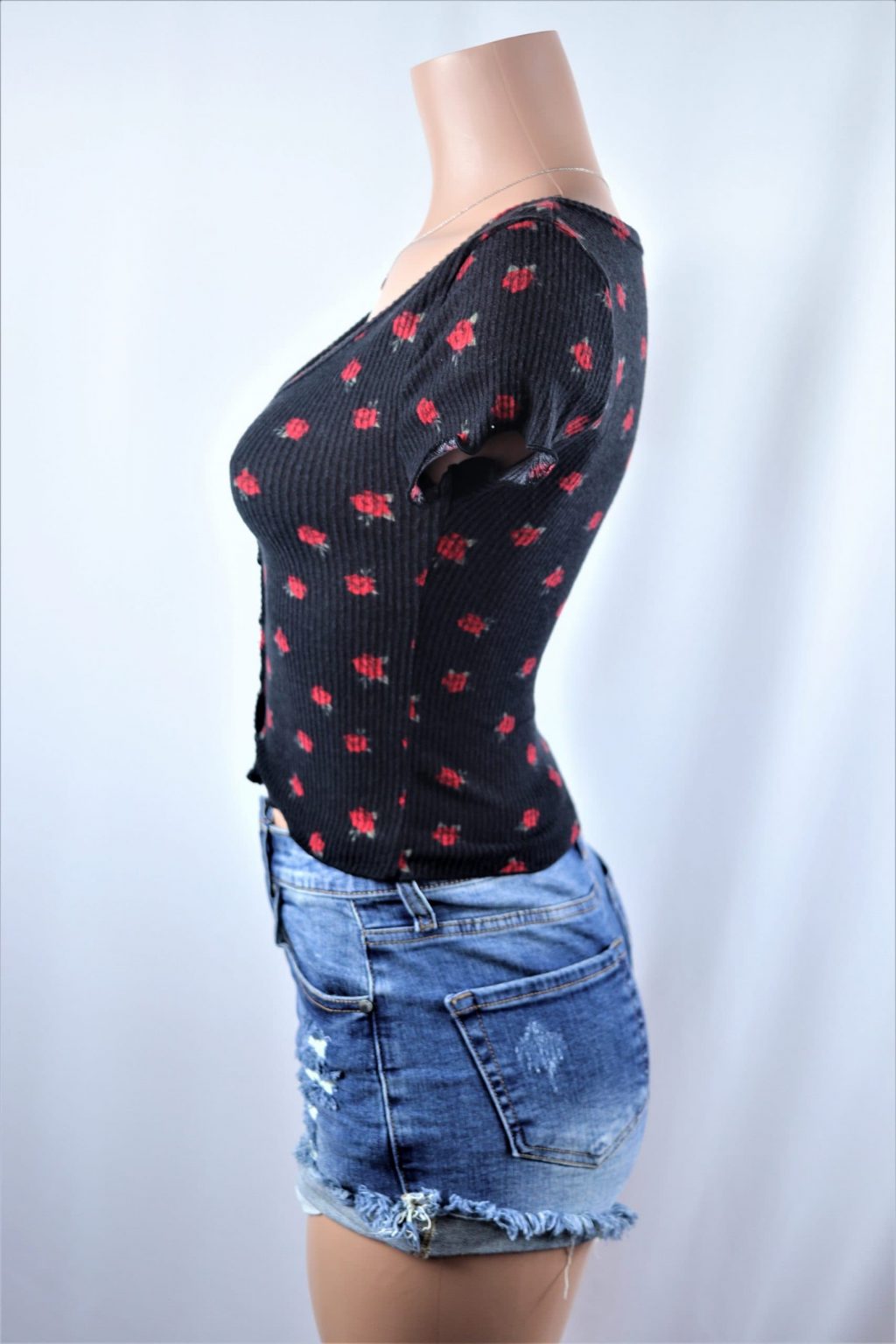 Brushed Rose Crop Top - NeedMyStyle