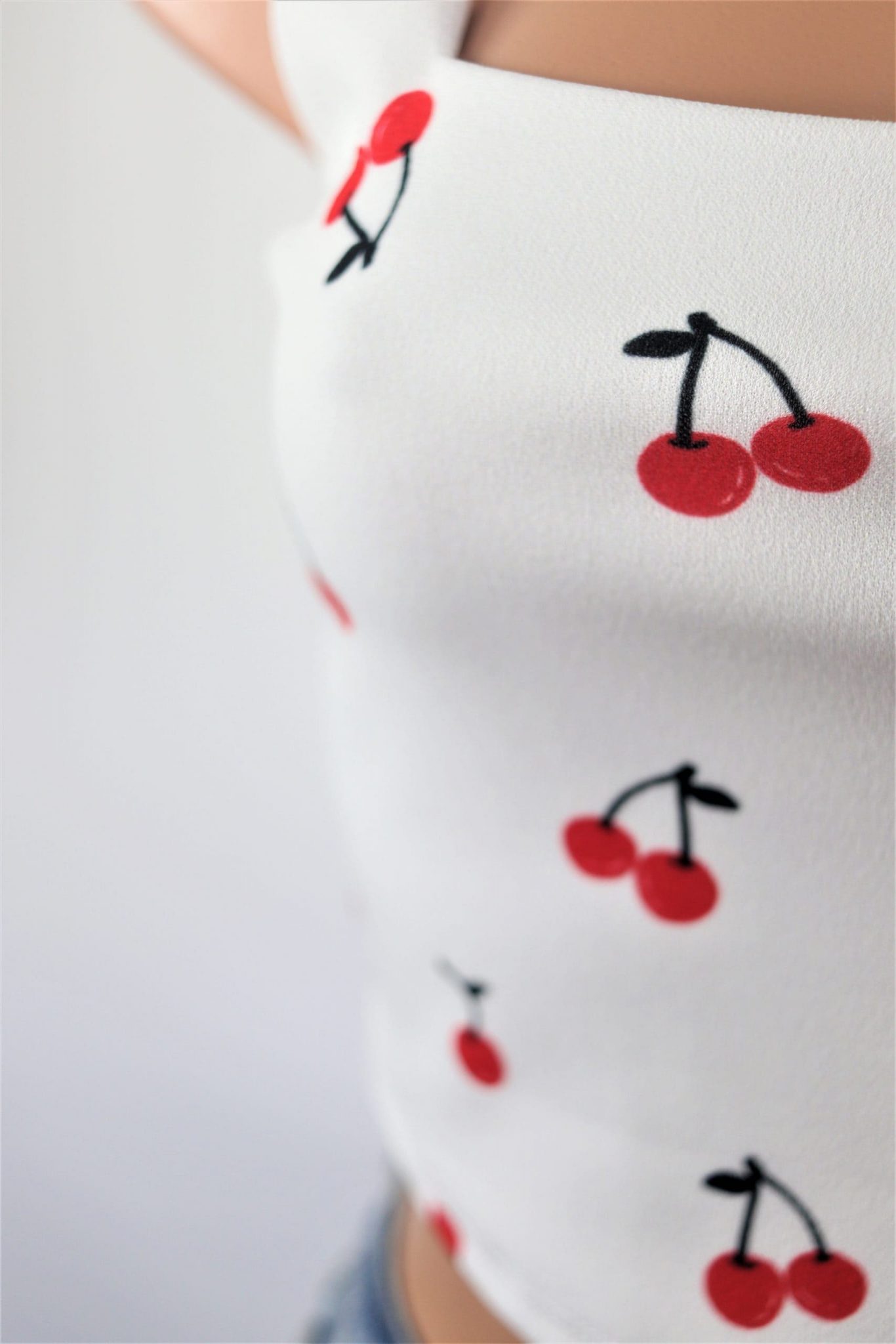 Cherry Square Crop Top - NeedMyStyle