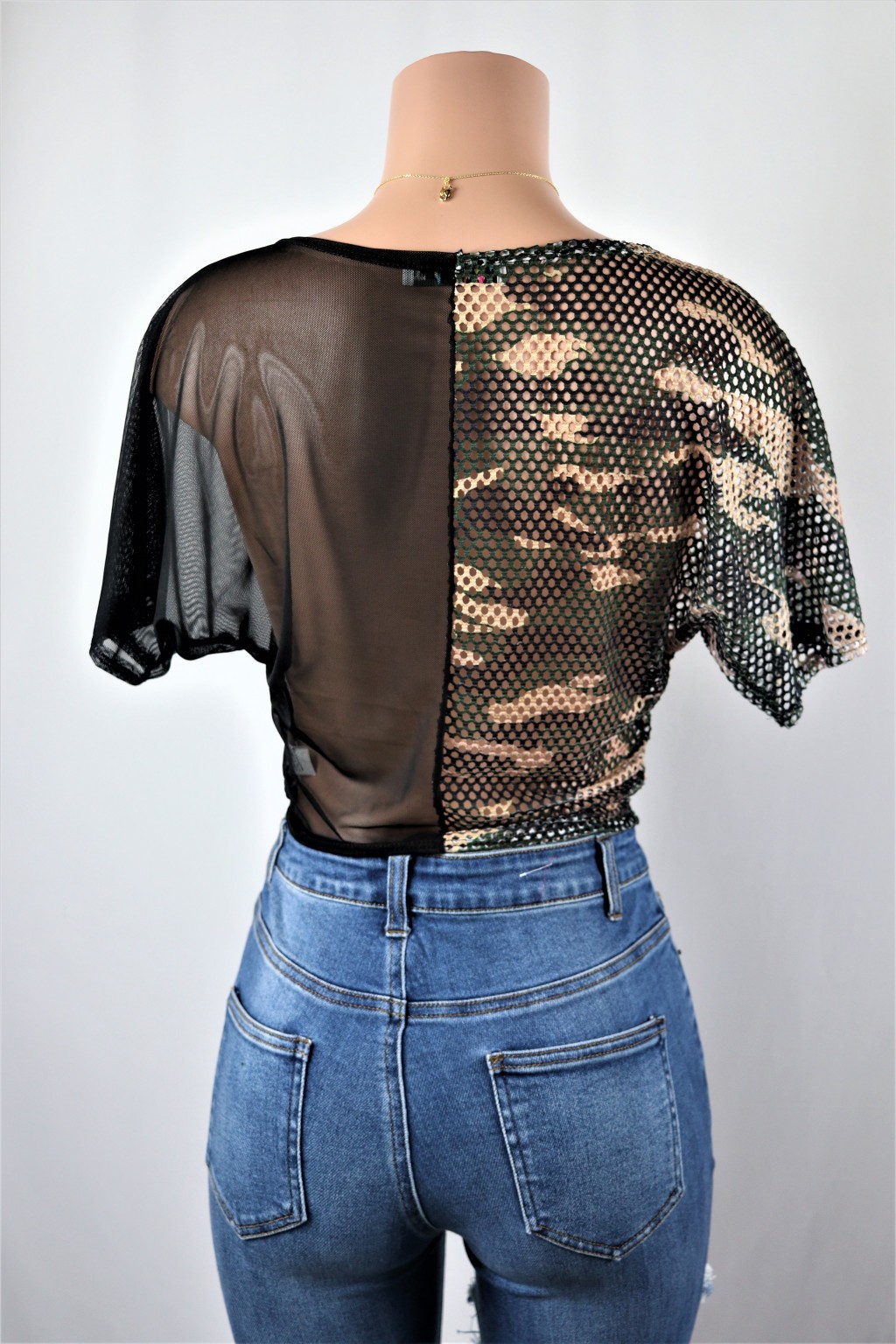 Fishnet Camo Top - NeedMyStyle