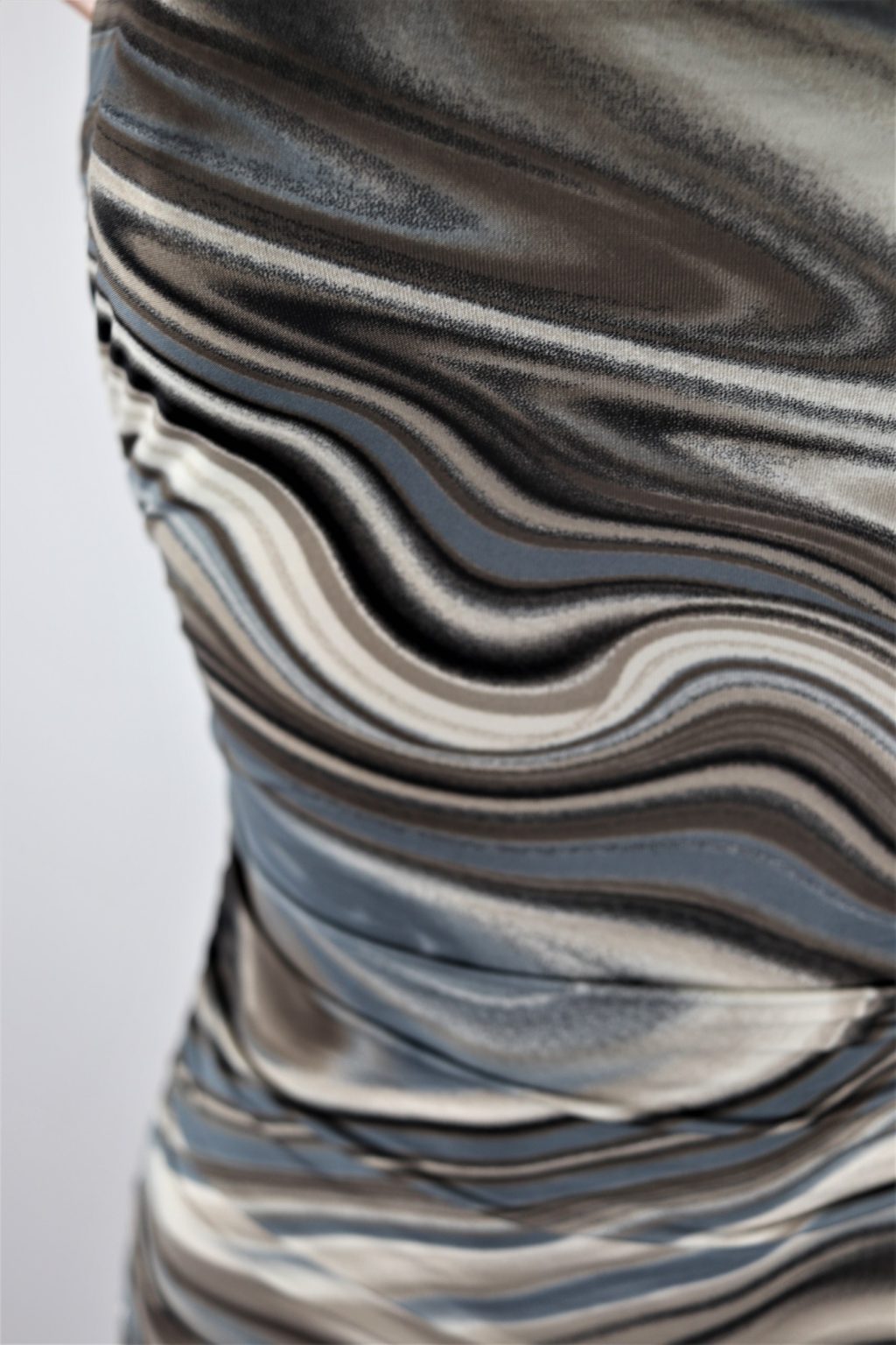 Marble Ruche Mini Dress - NeedMyStyle